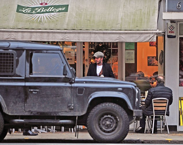 SPOTTED: David Beckham In Kent & Curwen Coat + Saint Laurent Chelsea ...