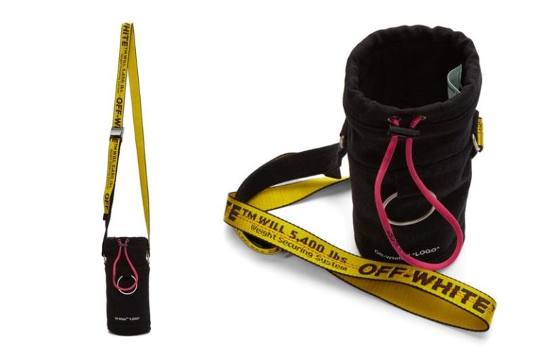 Off-White™ Unveils Denim Bottle Pouches – PAUSE Online | Men's Fashion ...