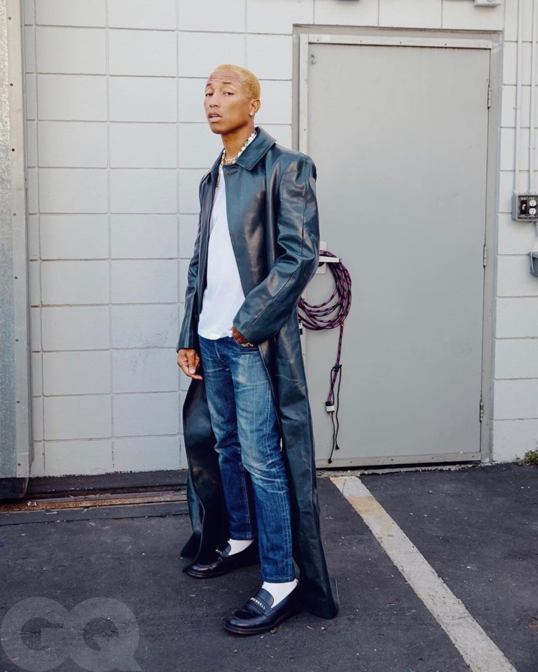 SPOTTED: Pharrell In Chanel x Pharrell Loafers in GQ Spread – PAUSE ...