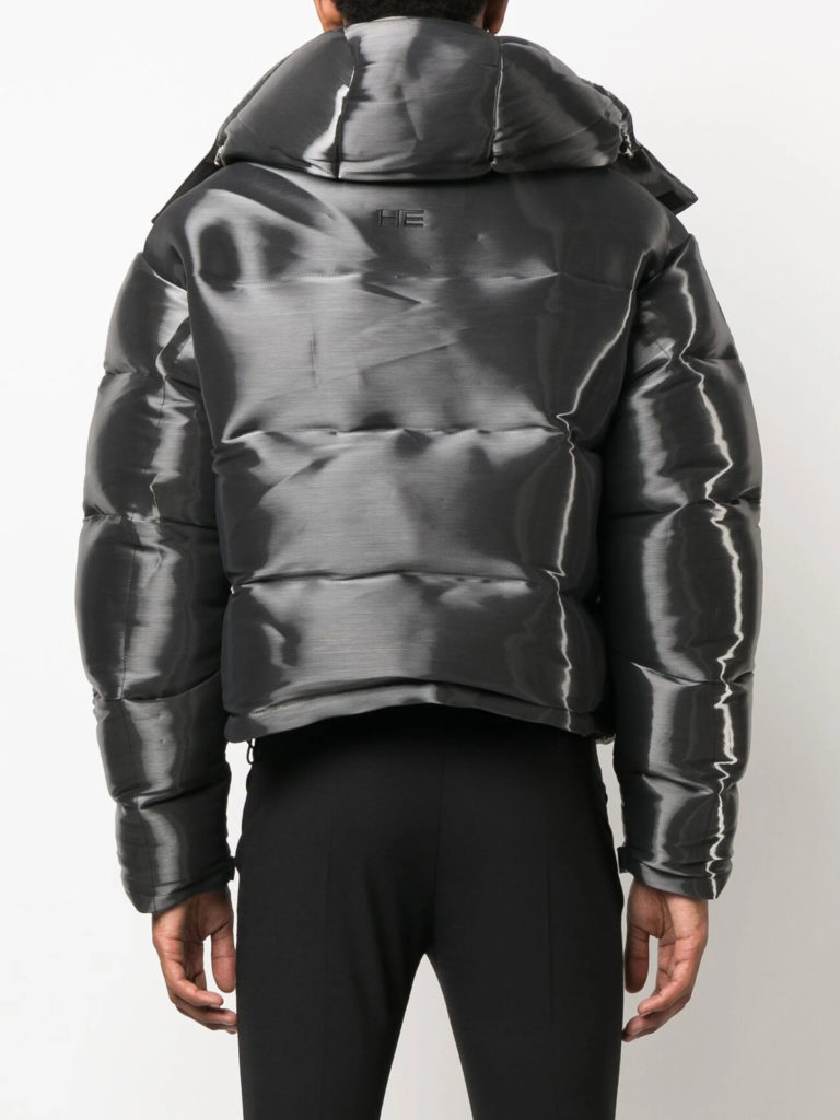 PAUSE or Skip: HELIOT EMIL Grey Liquid Metal Down Jacket – PAUSE Online ...