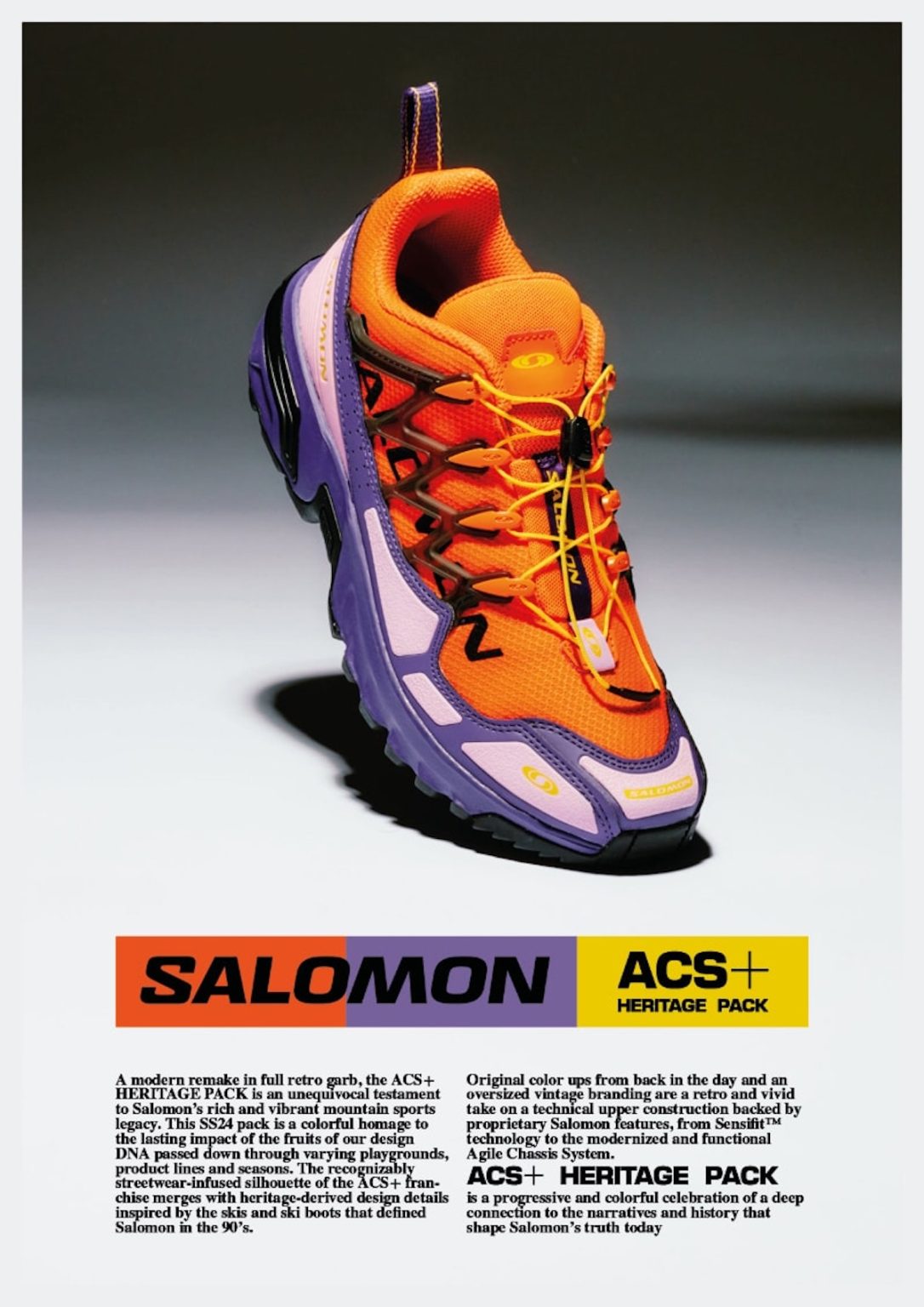 Salomon Bring Back the 90s with New ACS+ Heritage Pack – PAUSE Online ...