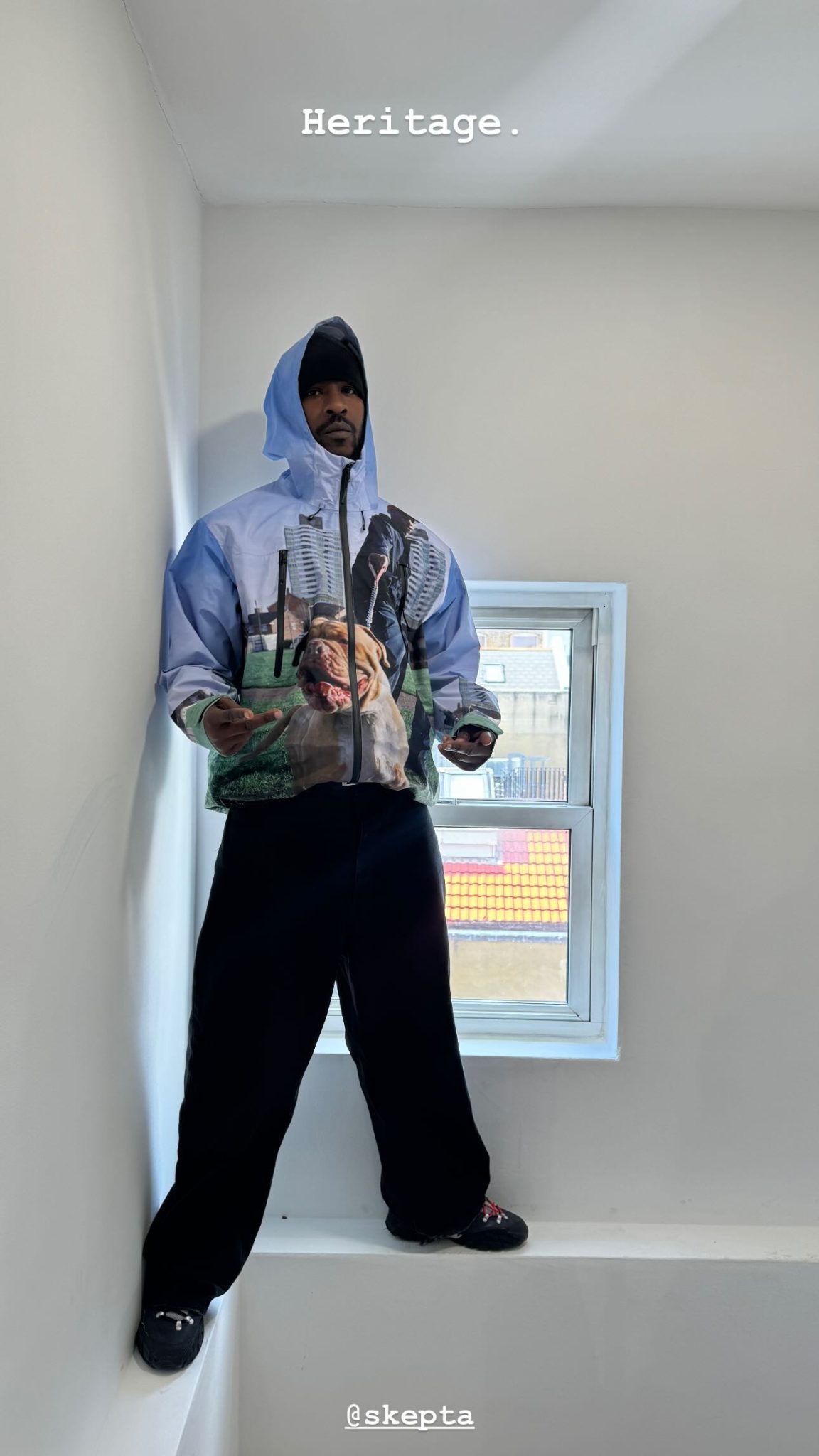 SPOTTED: Skepta Keeps the Family Close Wearing Clint 419’s Corteiz ...