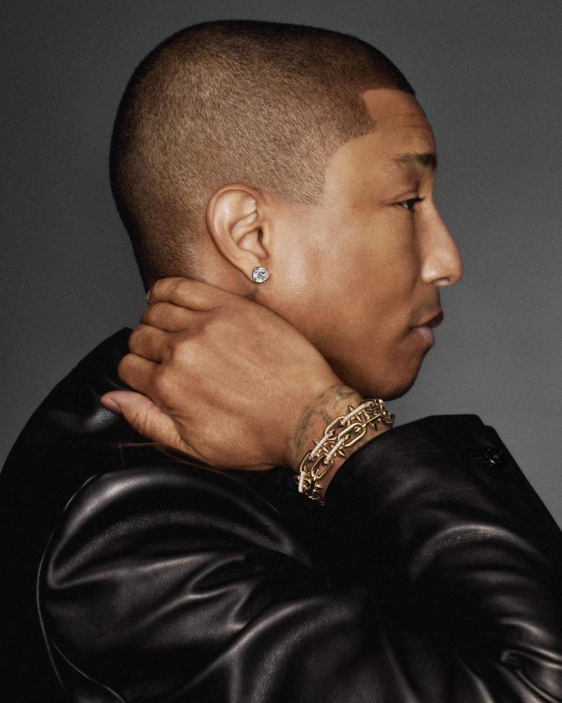 SPOTTED: Pharrell Williams Models Tiffany Titan Collection – PAUSE ...
