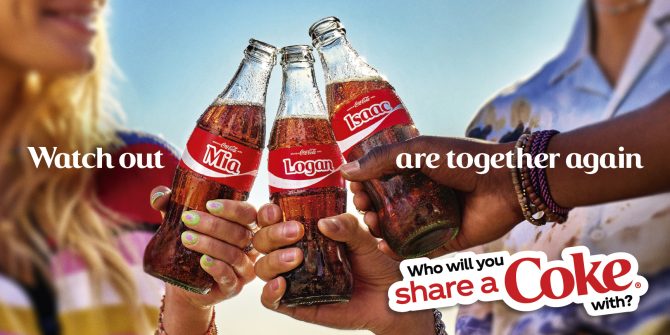Coca-Cola Relaunch The Iconic ‘Share A Coke’ Campaign – PAUSE Online ...